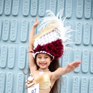 Our Cook Islands/rarotongan & Tahitian Shell Headpiece for Dancers ...