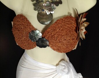 Coconut bra | Etsy