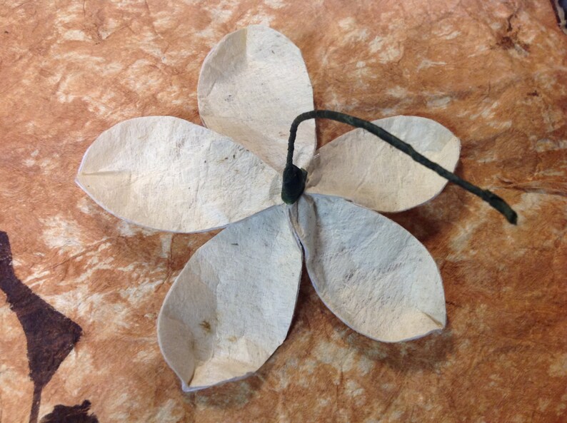 Authentic Plain Tapa Cloth Flower or Sei. Handmade Polynesian - Etsy