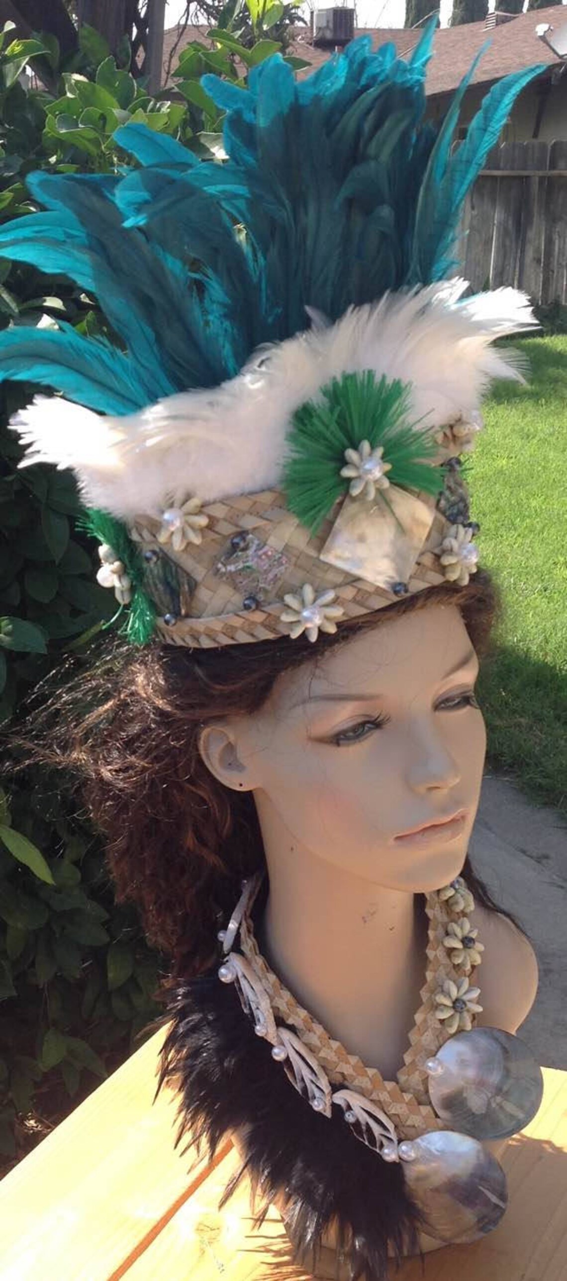 Cook Islands, Rarotongan & Tahitian Costume Neck Piece . Perfect ...