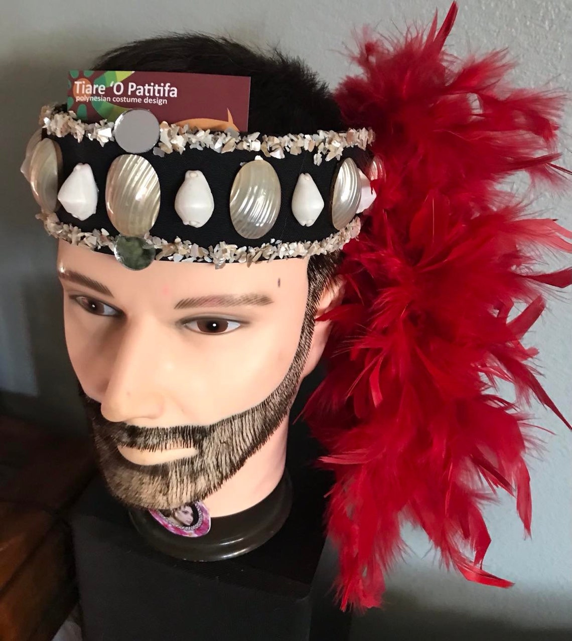 Samoan Pale Fuiono or Samoan Head Dress. Luau Party Wedding - Etsy