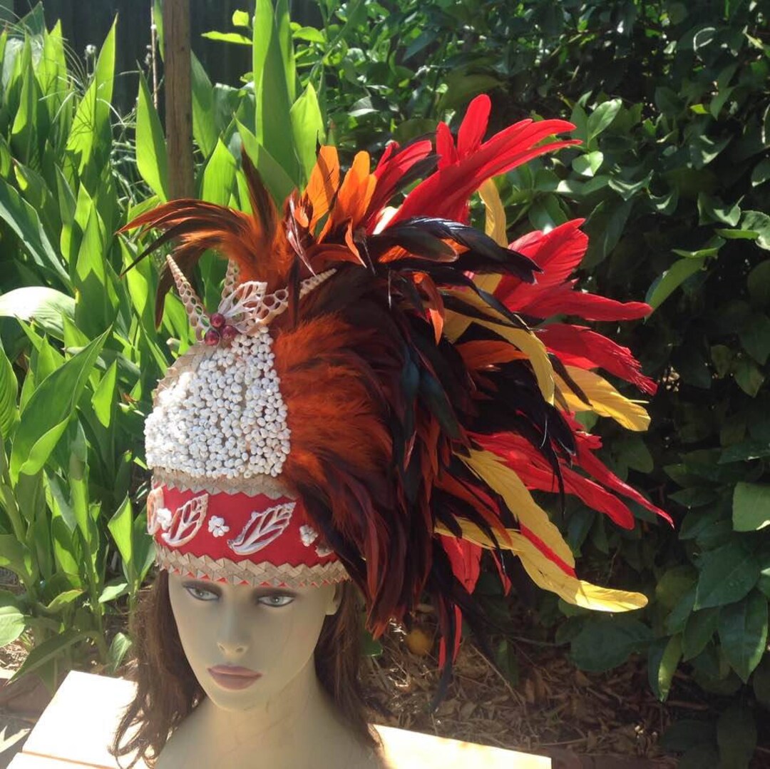 Tahitian & Cook Islands/rarotongan Costume Headpiece. Perfect for All ...