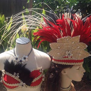 Costume Set. Tahitian & Cook Islands Simple Costume Set. One of Our Old ...