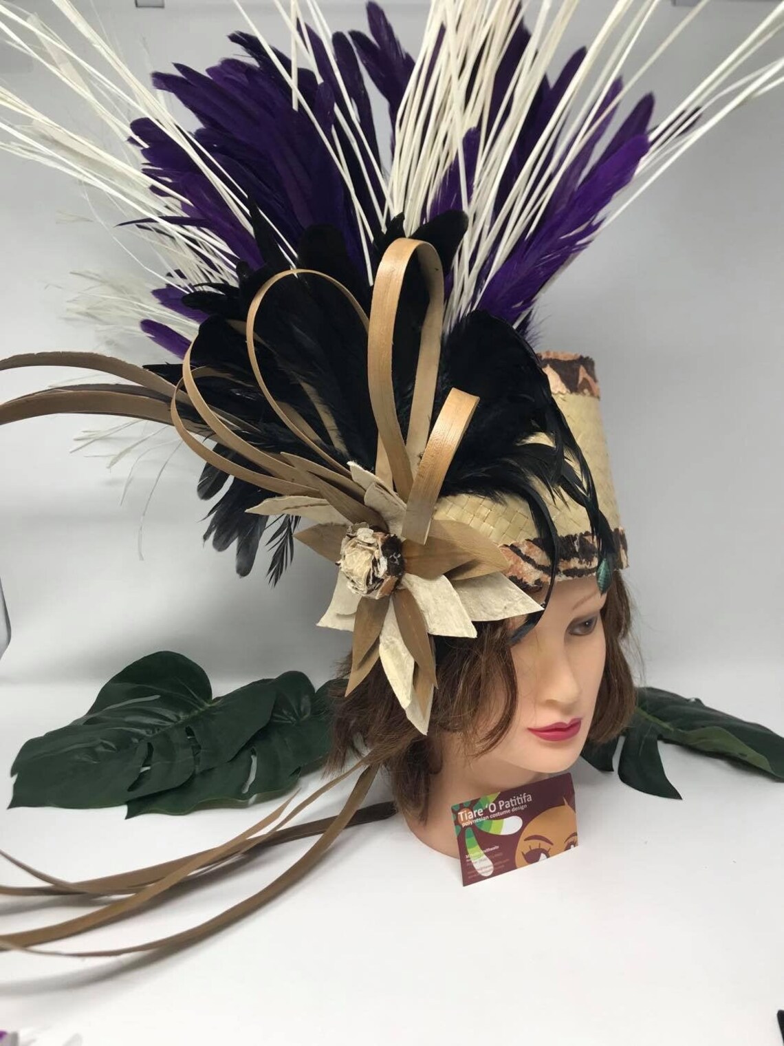 Cook Islands, Rarotongan & Tahitian Costume Headpiece. Perfect for All ...