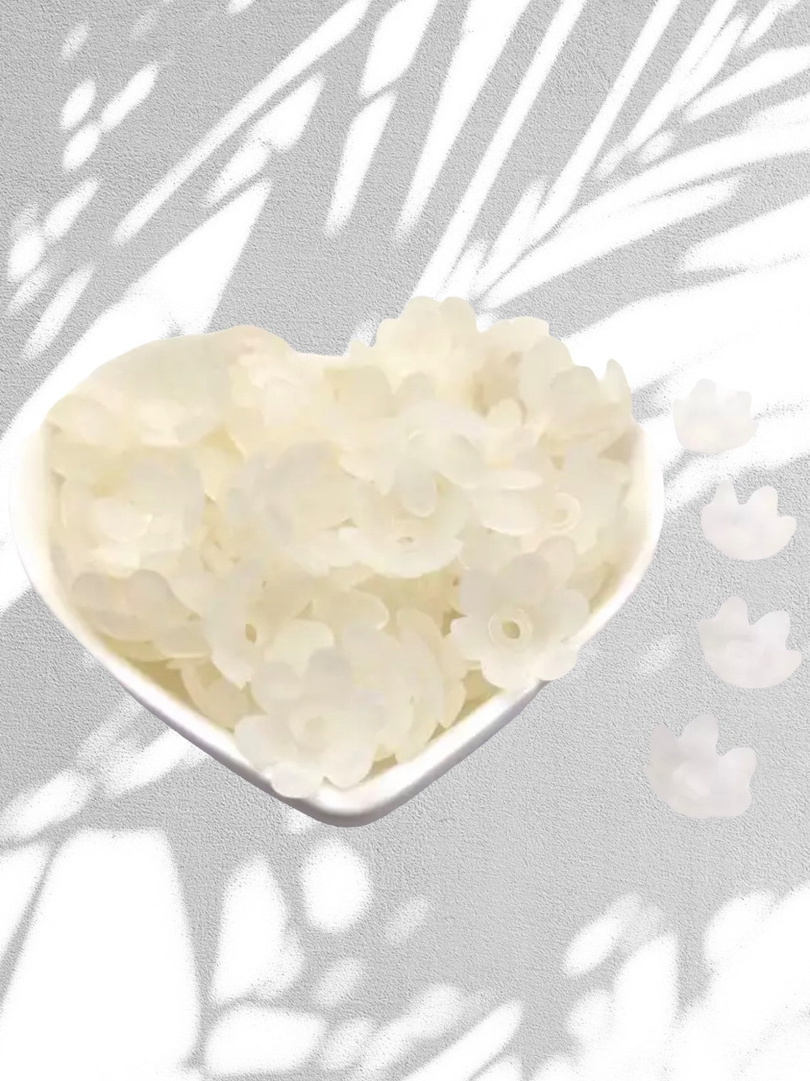 Red Frosted Heilala Flower Beads kahoa Flowers - Etsy