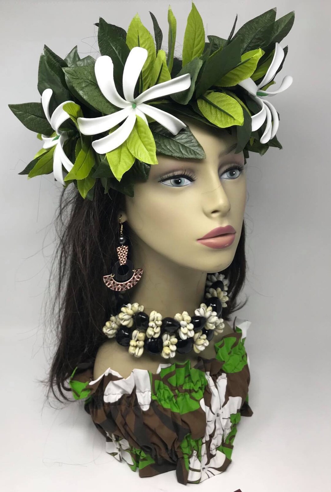 Tiare 'O Patitifa Tropical Tiare Maile Headpiece. Our Very Own Tiare Maile Headpiece. Beach ...
