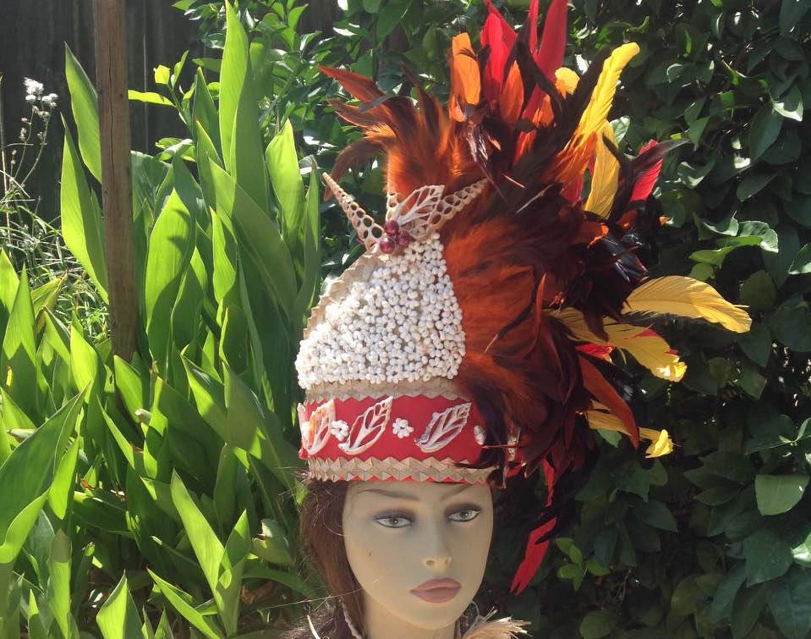 Tahitian & Cook Islands/rarotongan Costume Headpiece. Perfect | Etsy