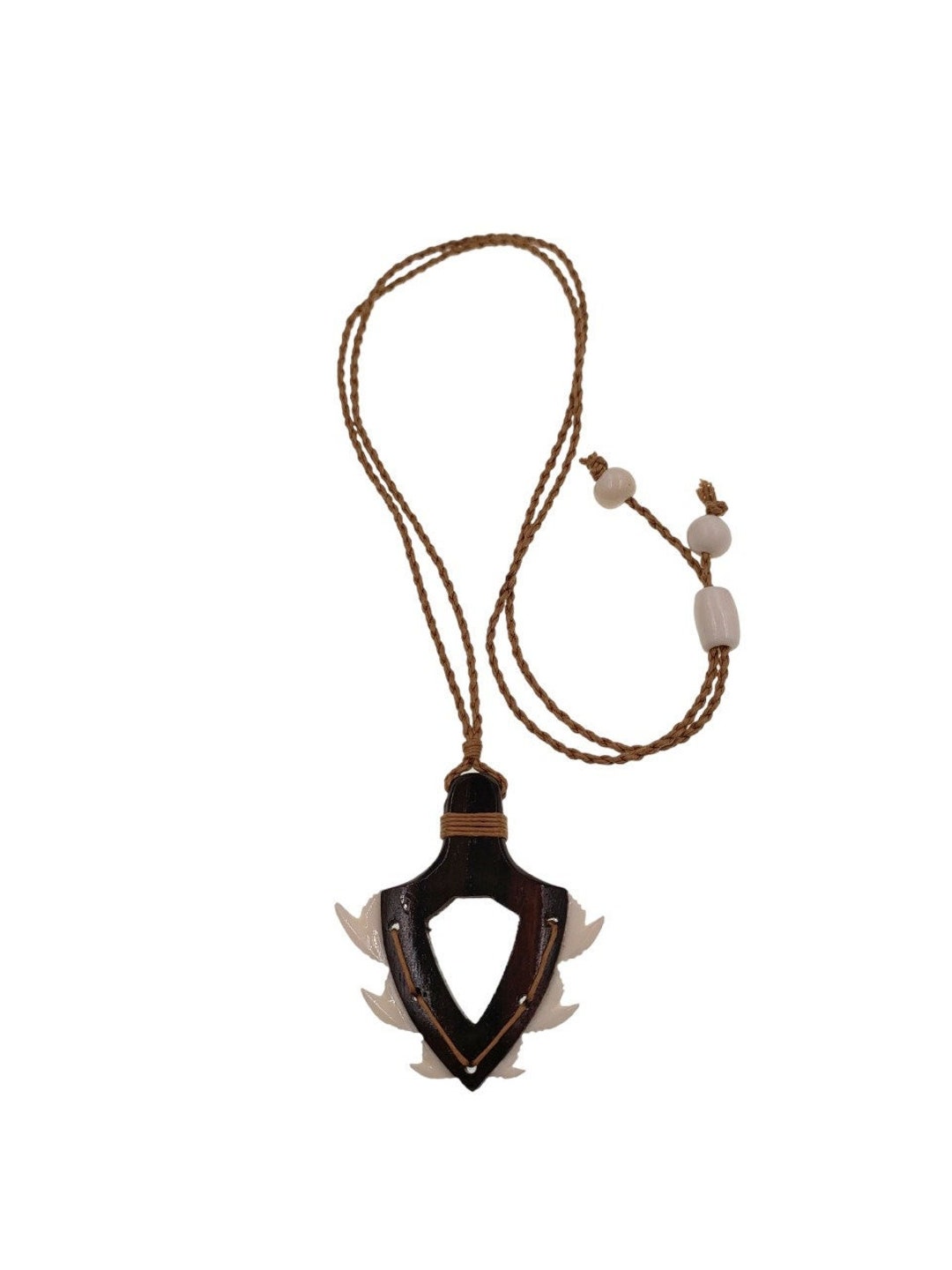 Traditional Hawaiian War Weapon Pendant Necklace. Handmade Pendant ...