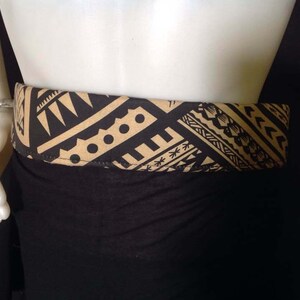 Tribal/tatau Band Belt. Great Piece to Add to Your Polynesian Costumes ...