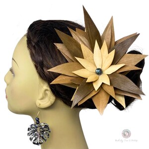 Sei Lauhala. Authentic Dried Leaf/lauhala/lo'akau Hair Flower Pick With ...