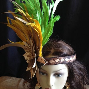 Tahitian and Cook Island Headpiece..polynesian Natural Materials, Woven ...
