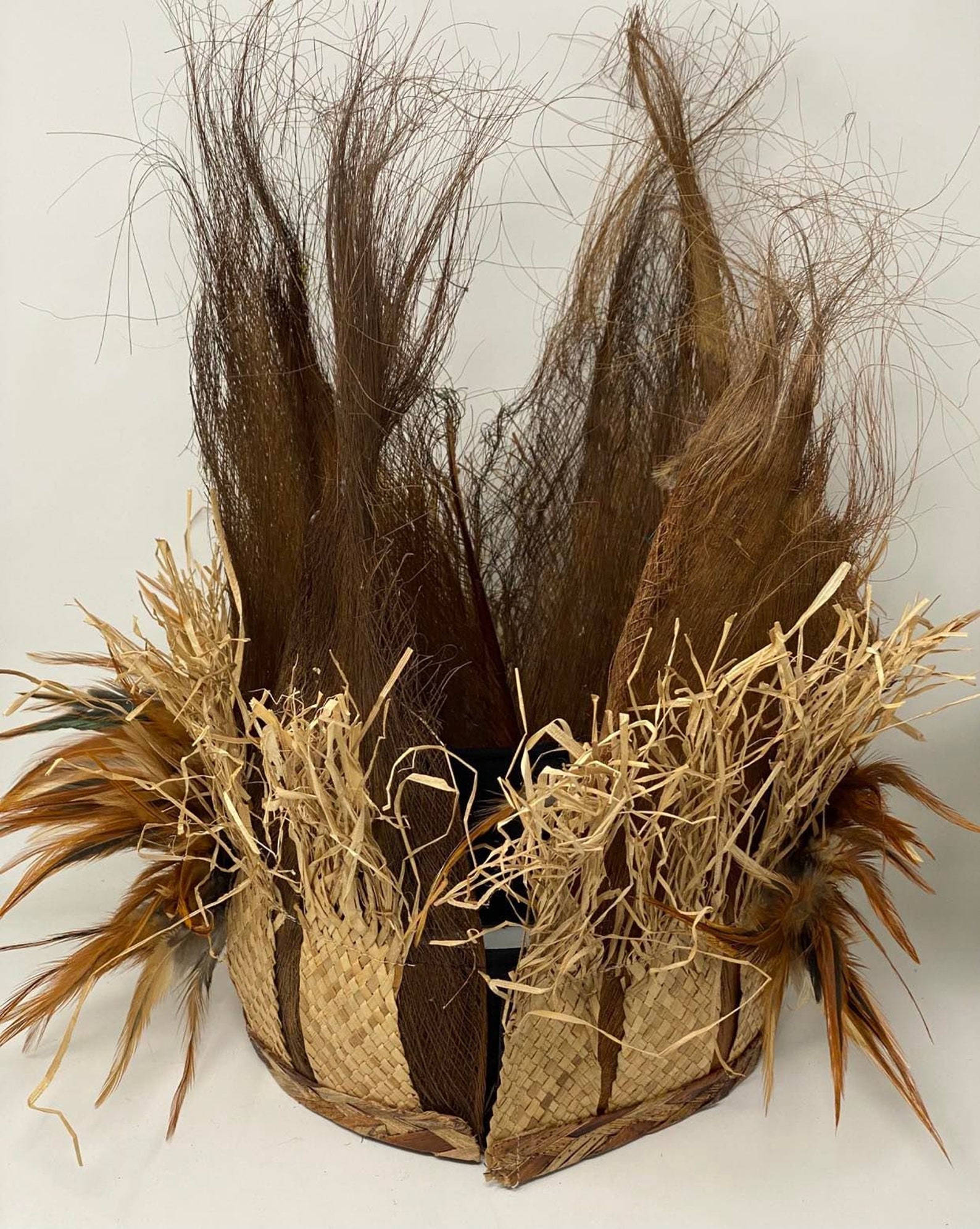 Authentic Natural Materials Set. Tapa Cloth, Woven Lauhala, Coconut ...