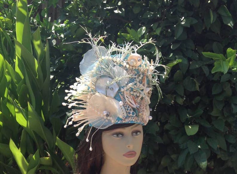 Moana Princess Natural Sea Shells Headpiece. Tahitian & Cook Islands ...