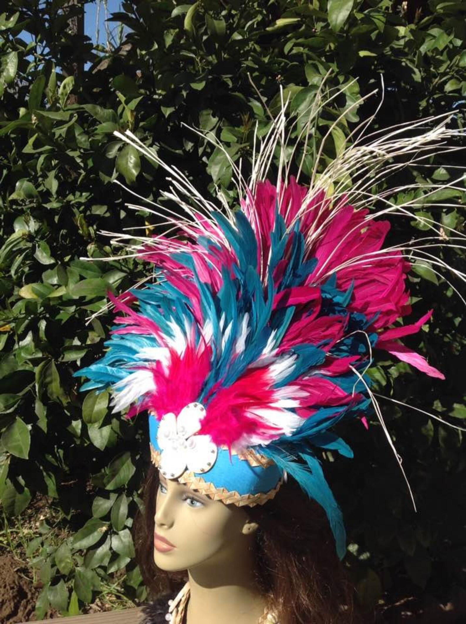 Tahitian & Cook Islands Rarotongan Headpiece. Headpiece is | Etsy