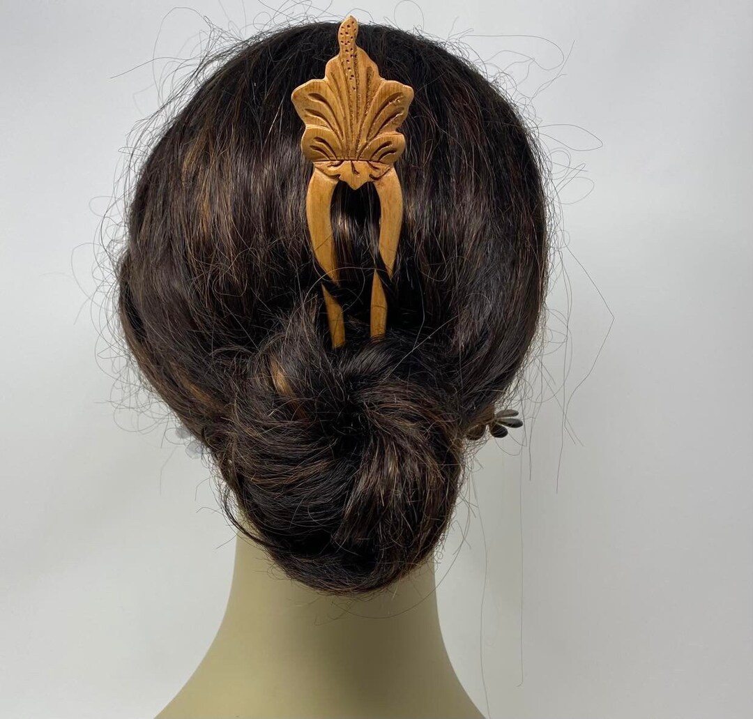 Hawaiian Hibiscus Flower Style Hair Stick for Long Hair. Stick for Long ...