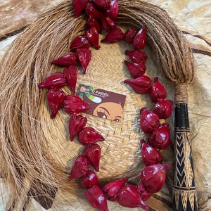 Samoan Ula Fala Polynesian Necklace | Tongan Kahoa Fa | Samoan Lei for ...