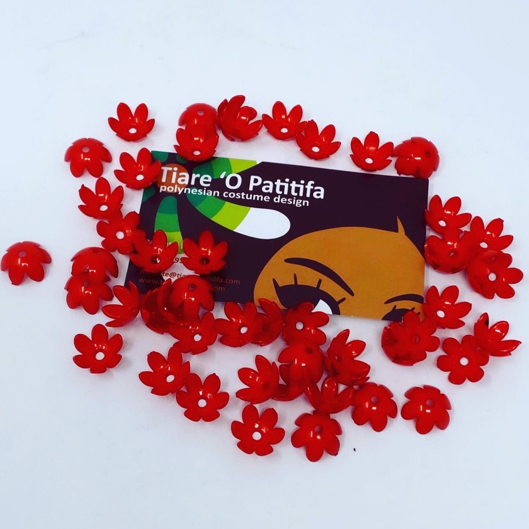 Loose Acrylic Heilala Flower Beads (kahoa Flowers) - Etsy