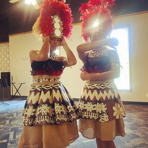 Samoan Princess Crown Kuiga or Pale Samoa. Tapa Cloth Kuiga - Etsy New ...