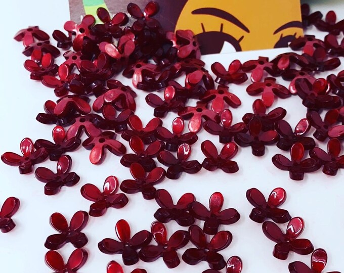 Loose Shiny Heilala Flower Beads (kahoa Flowers) - Etsy