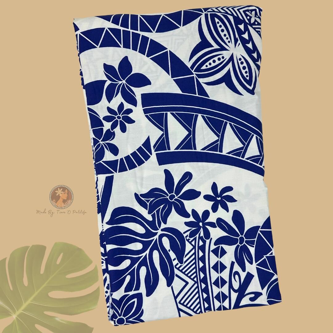 Tahitian Pareu – Cotton Ori Tahiti Pareo With Tribal Print - Etsy