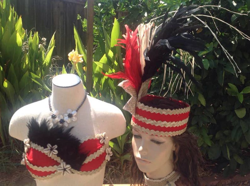 Costume Set. Tahitian & Cook Islands Simple Costume Set. One | Etsy