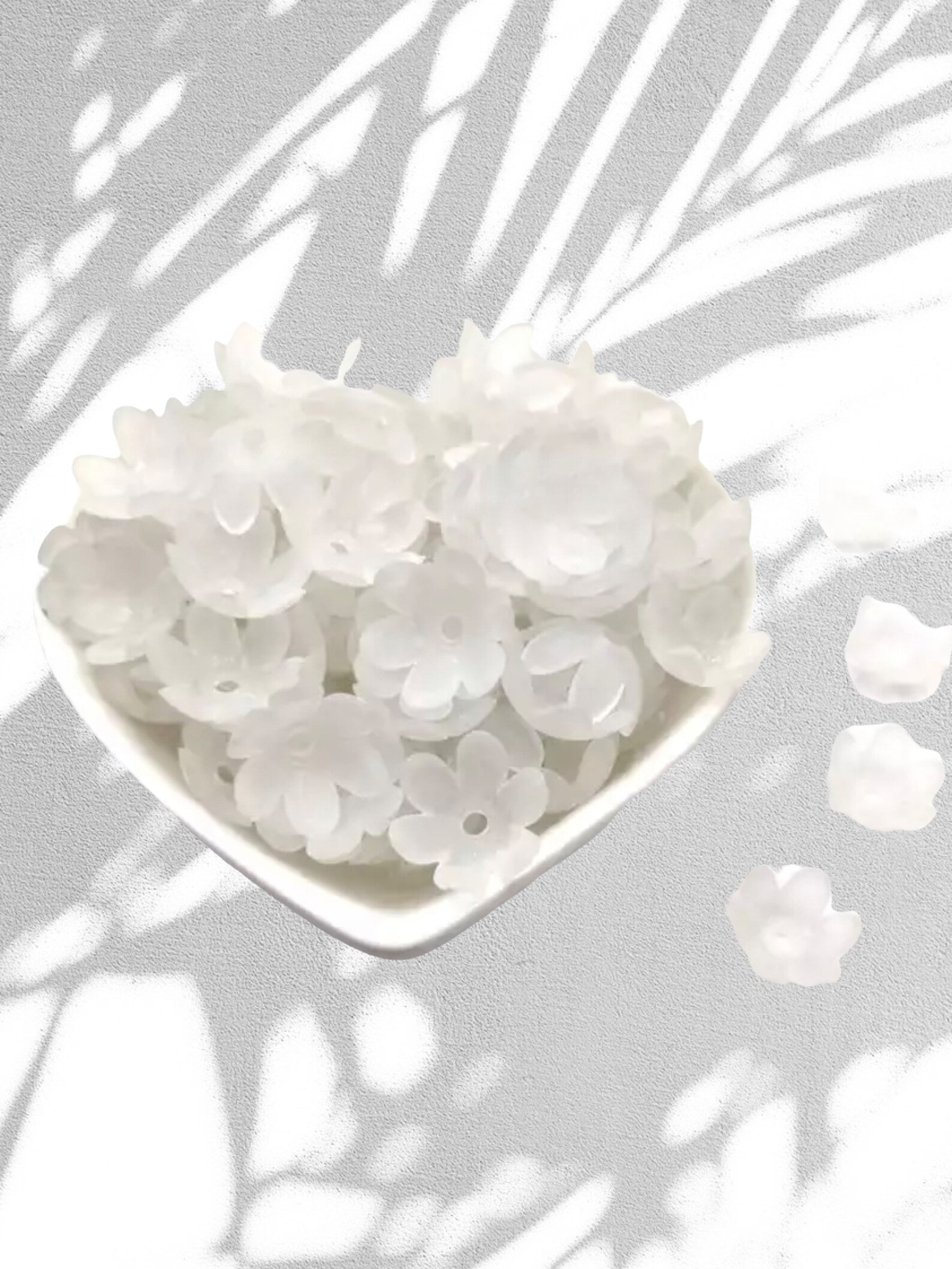 Red Frosted Heilala Flower Beads kahoa Flowers - Etsy