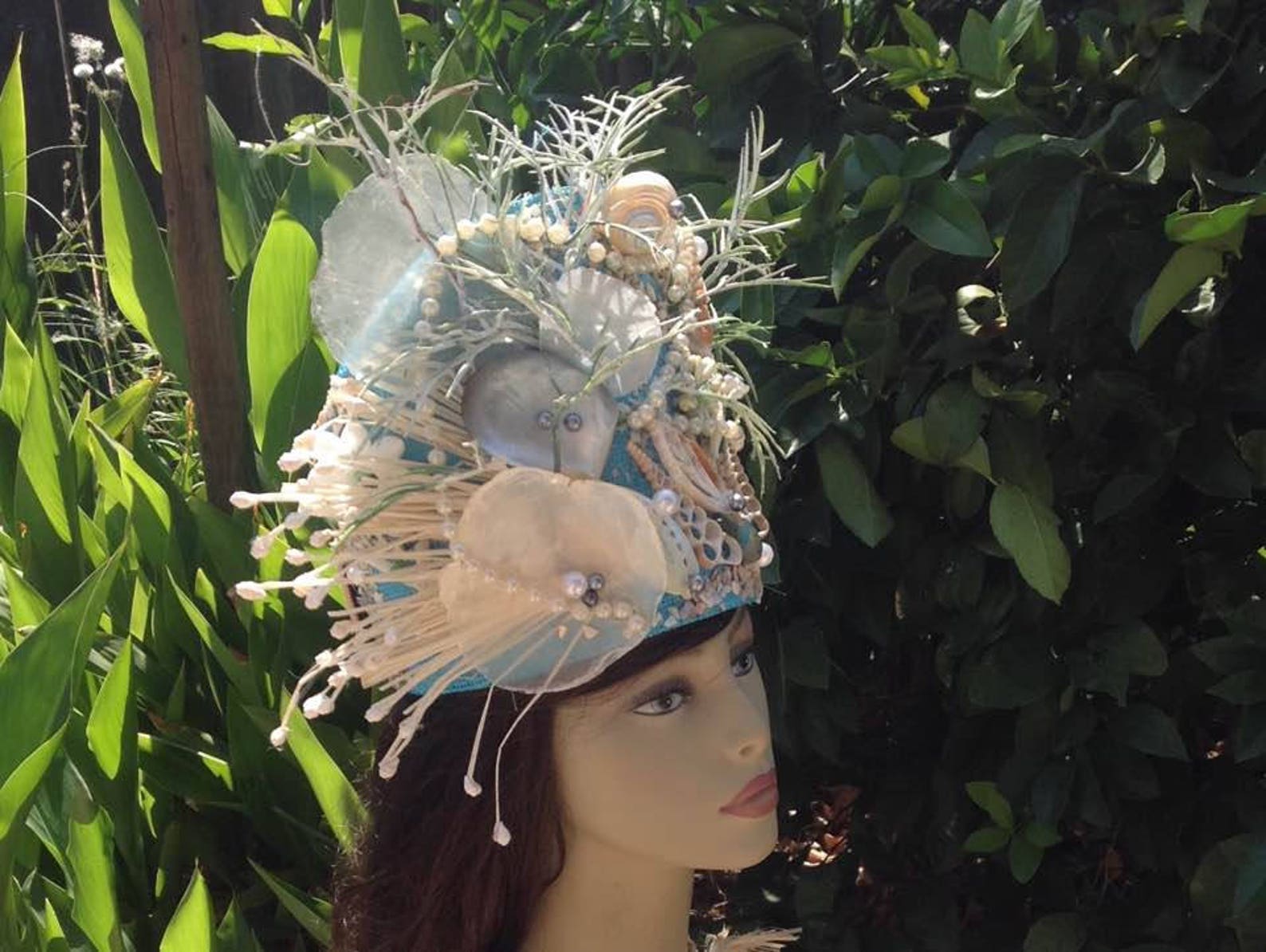 Moana Princess Natural Sea Shells Headpiece. Tahitian & Cook Islands ...