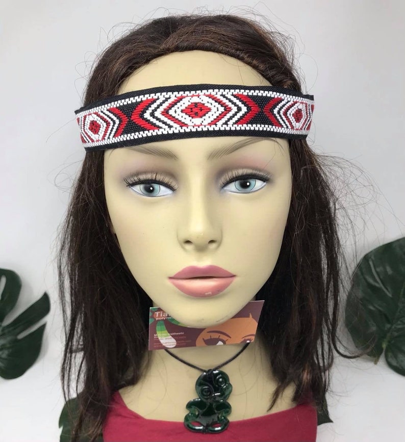 Maori Dancers Diamond Pattern Headband. Perfect for Both Male - Etsy