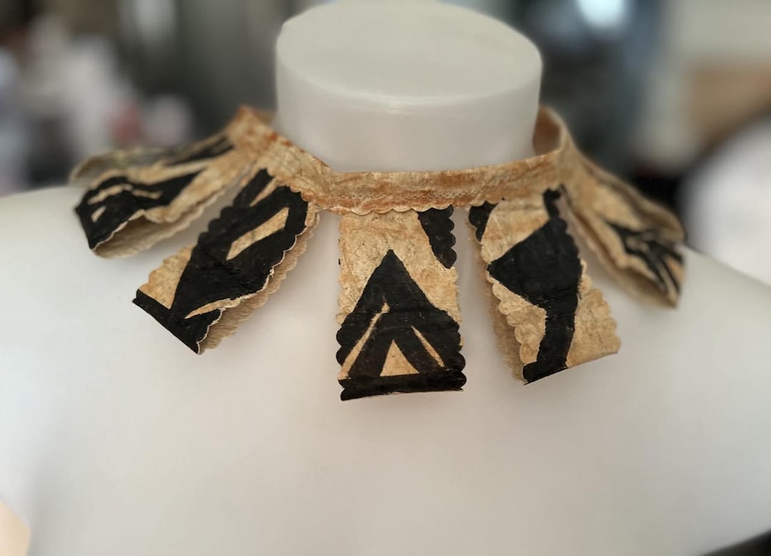 Authentic Tapa Cloth Neck Piece..perfect for Any Polynesian Dancers of ...