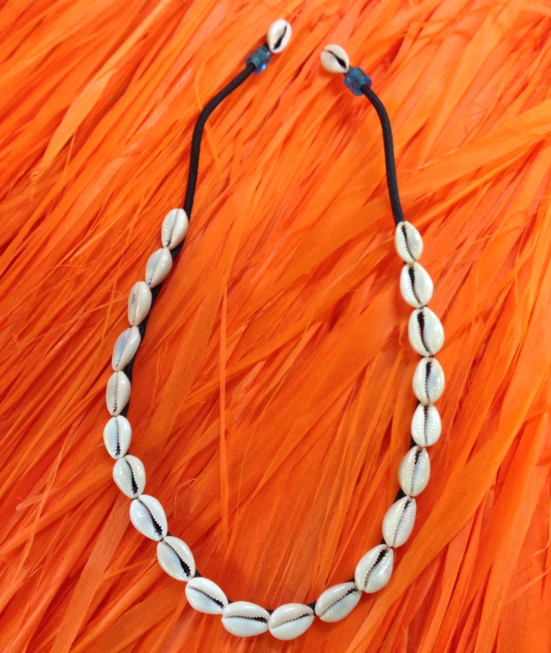 Handmade Cowrie Shells Necklace or Hair Tie/band.. Perfect for All Ages ...