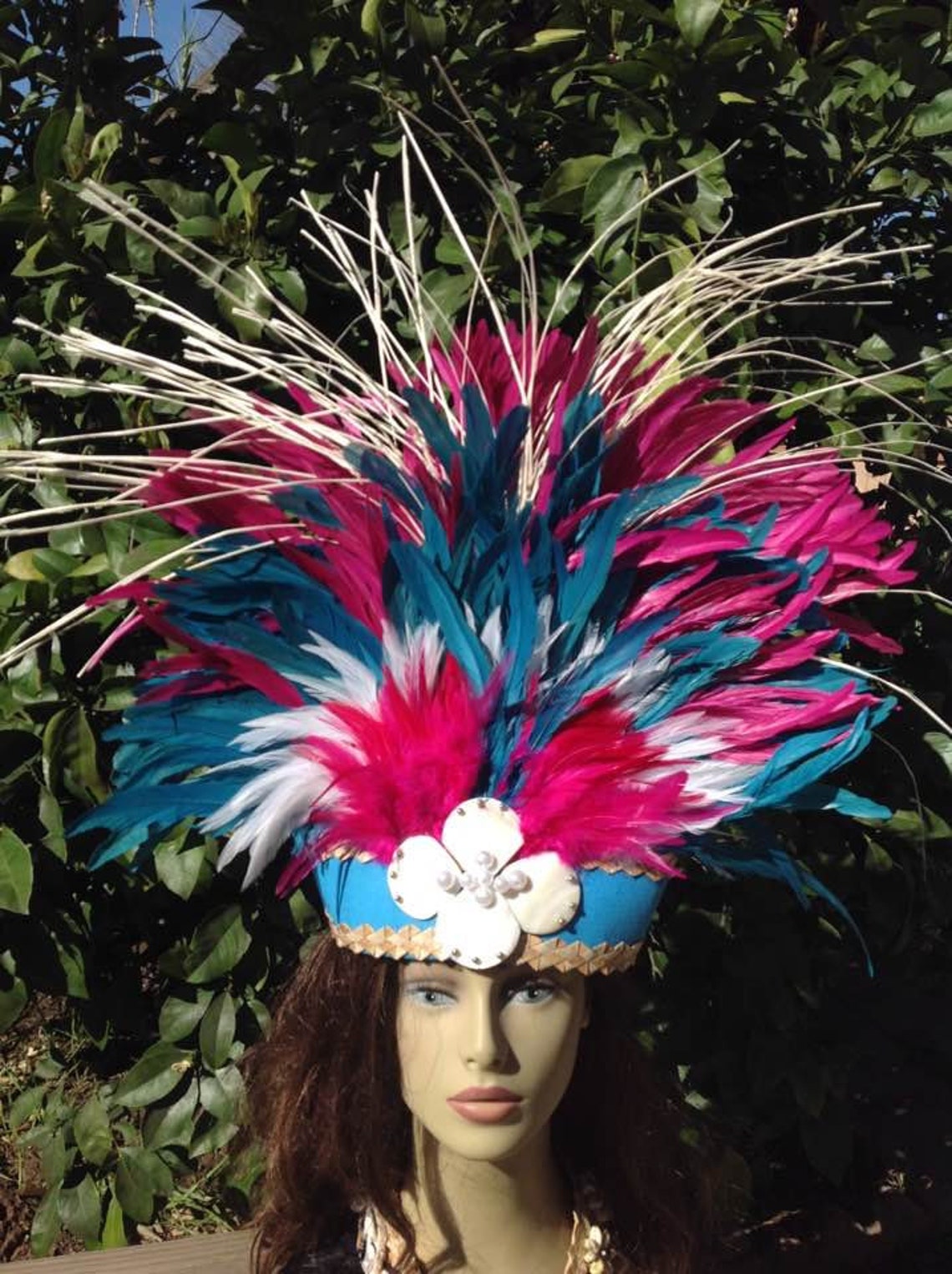 Tahitian & Cook Islands Rarotongan Headpiece. Headpiece is | Etsy