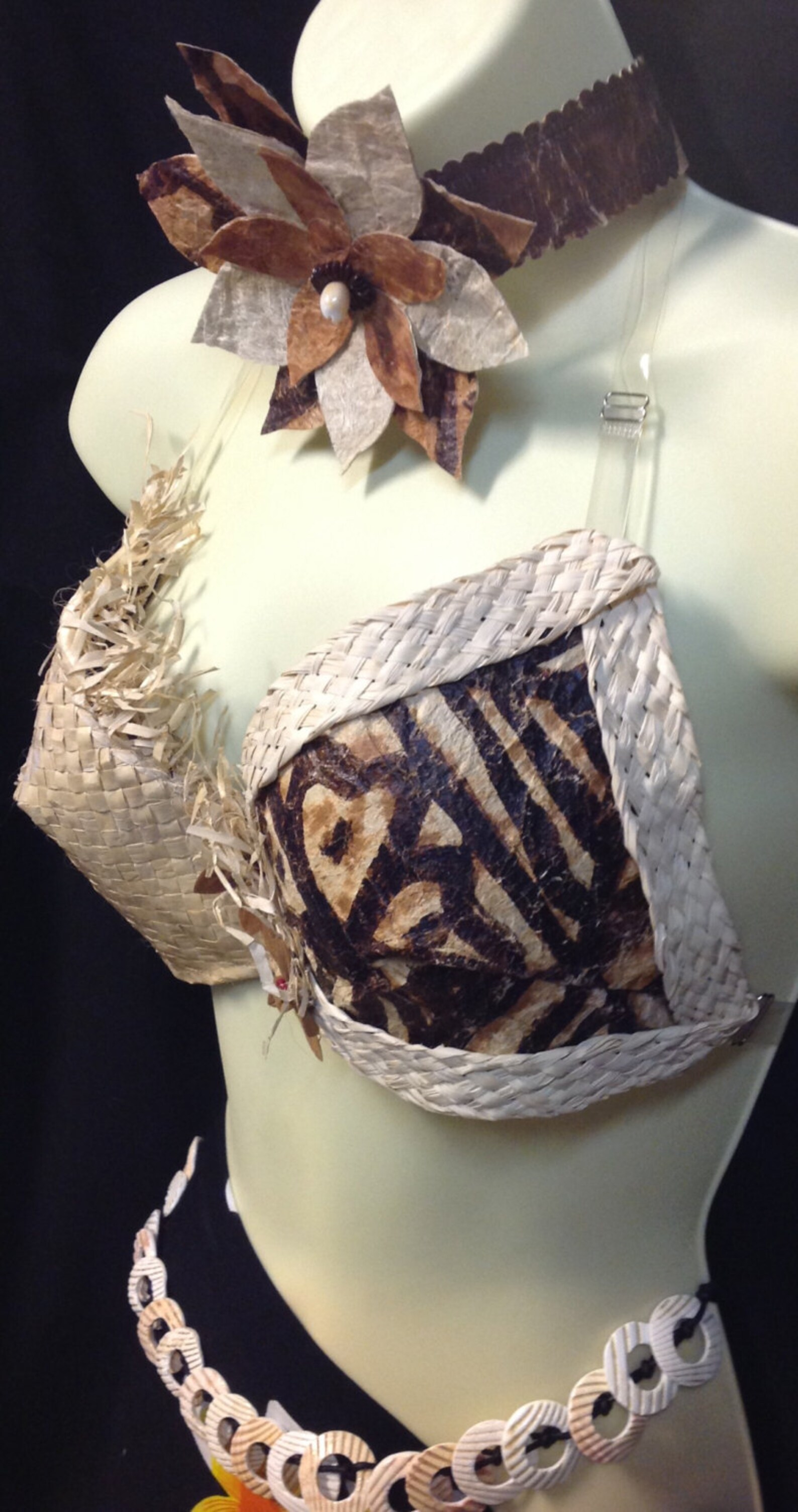 Authentic Tapa Cloth Costume Set. Perfect For | Etsy