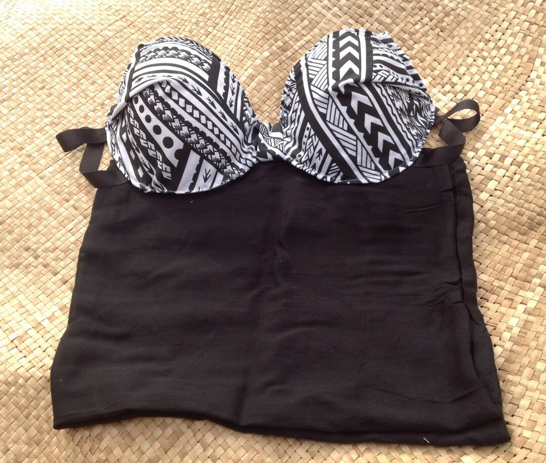 Tahitian and Cook Island Tribal Costume Set..adult Covered Bra and A ...