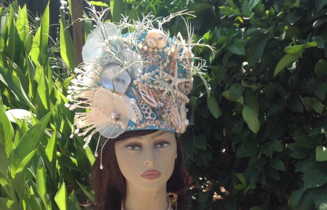Moana Princess Natural Sea Shells Headpiece. Tahitian & Cook Islands ...