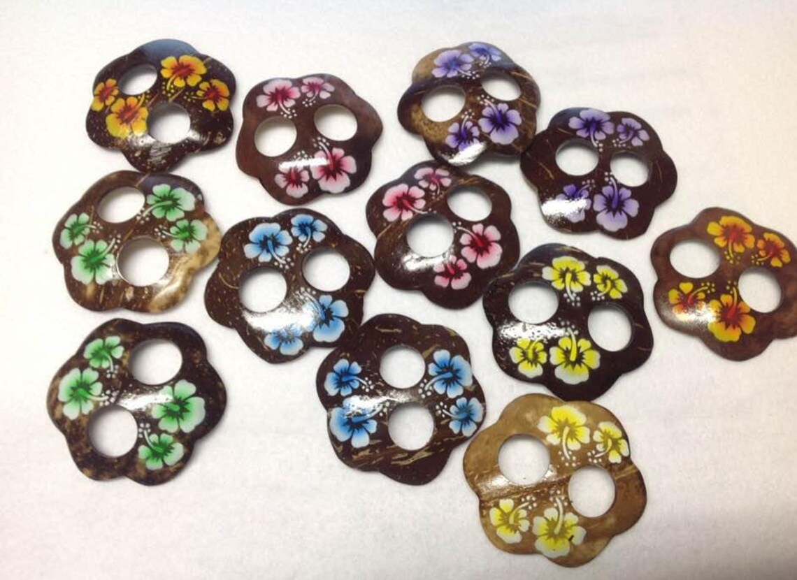 AUTHENTIC Coconut Shell Buckle. Sarong/pareu, Pareo Tie. Coconut Buckle ...