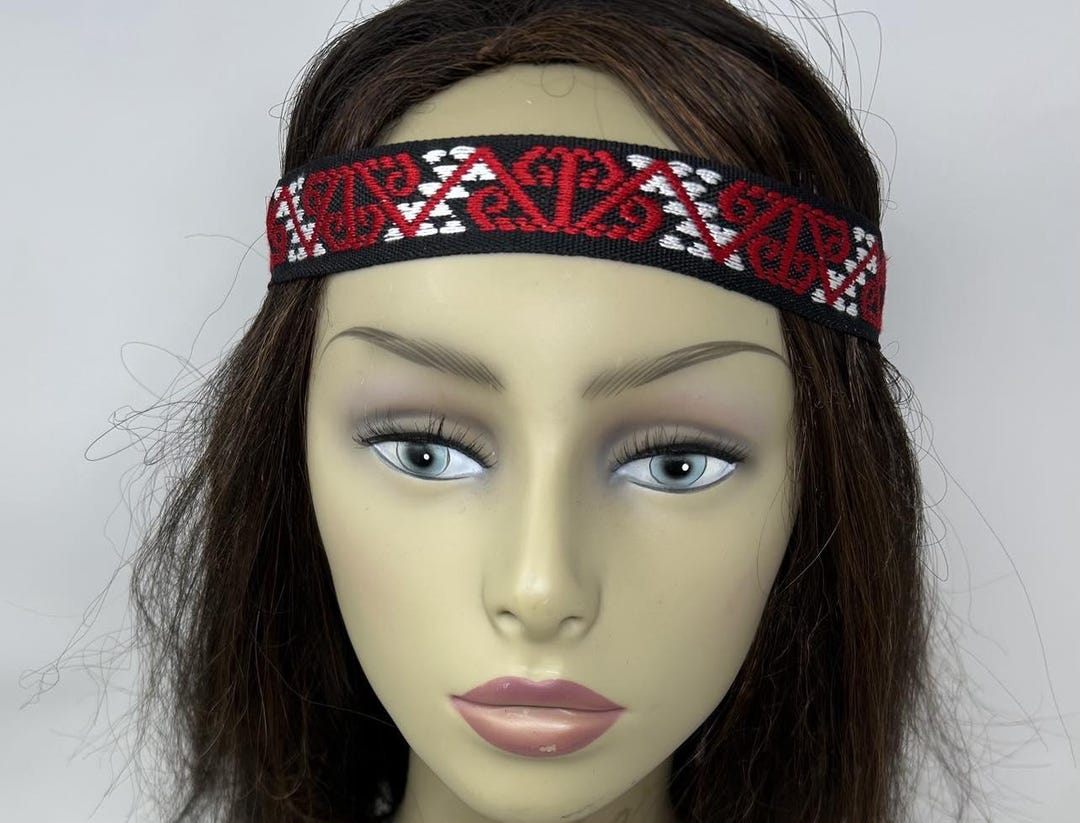 Maori Dancers Diamond Pattern Headband. Perfect for Both Male & Female ...