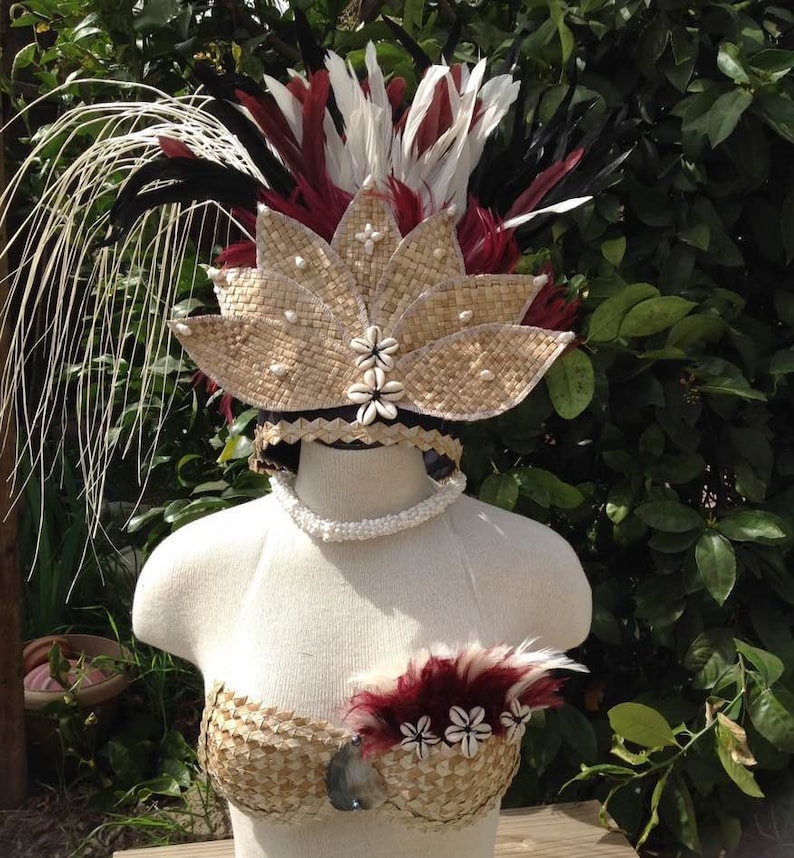 Cook Islands & Tahitian Fara Costume Set. Perfect for Girls of - Etsy