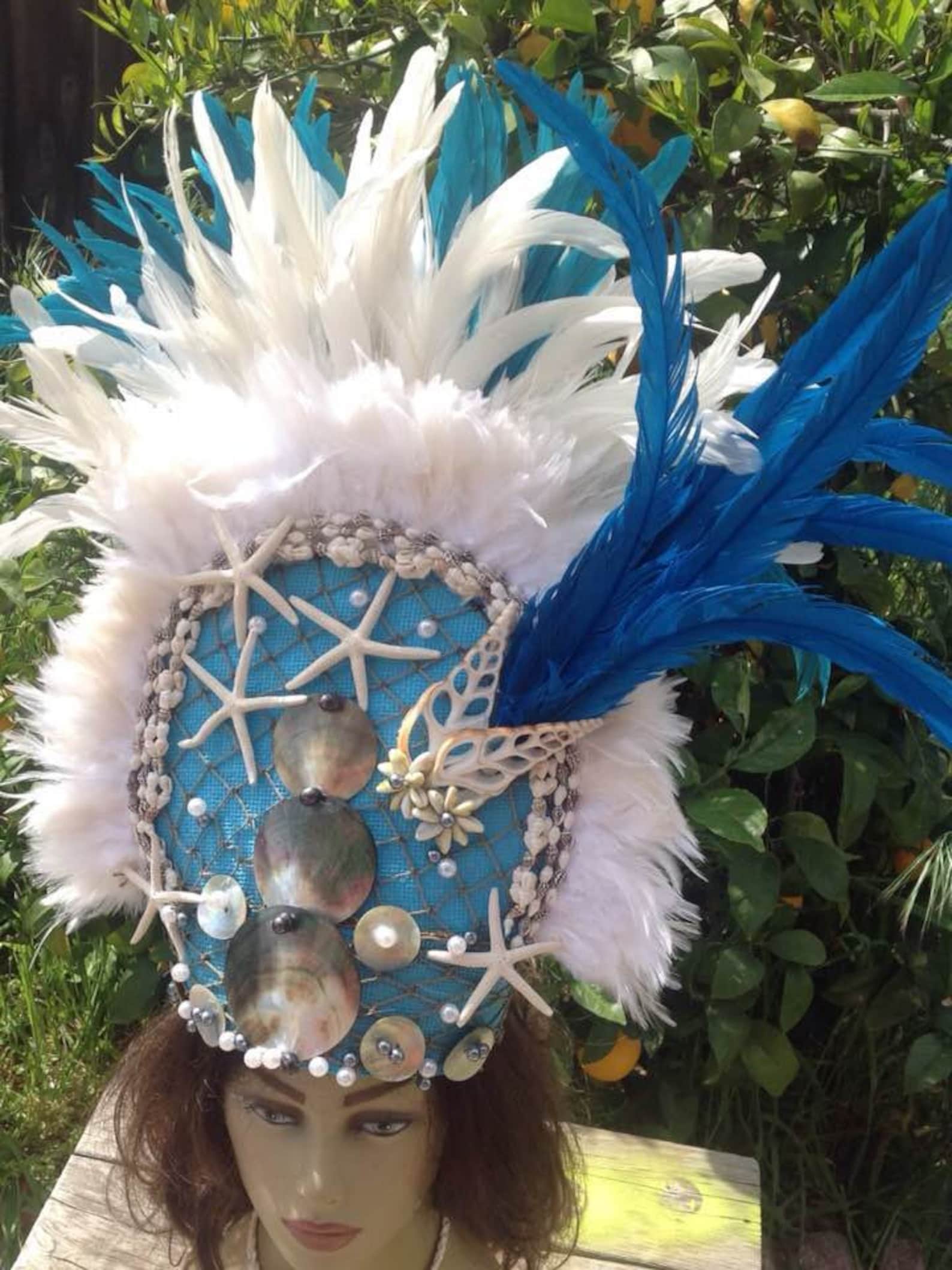 Cook Islands & Tahitian Ocean Princess Headpiece. - Etsy