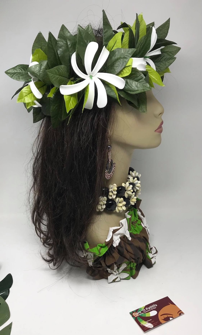 Tiare 'O Patitifa Tropical Tiare Maile Headpiece. Our Very Own Tiare ...