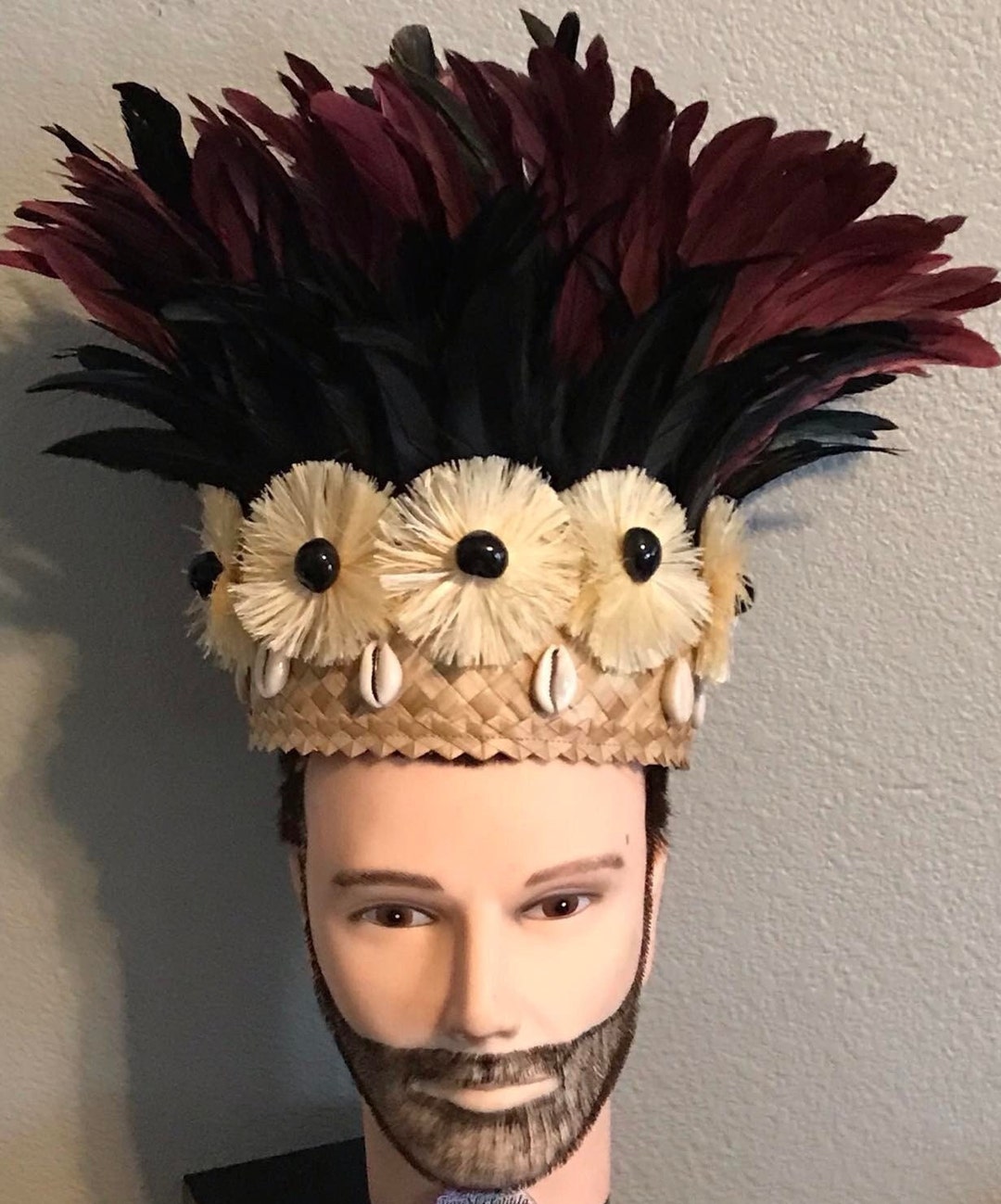 Tahitian & Cook Islands Male/tane Headpiece. Perfect for All Ages. - Etsy