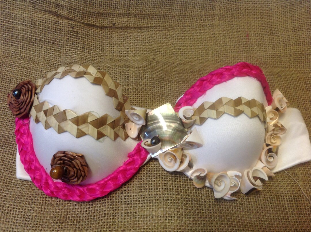Tahitian & Cook Islands/rarotongan Costume Bra..perfect for Soloist ...