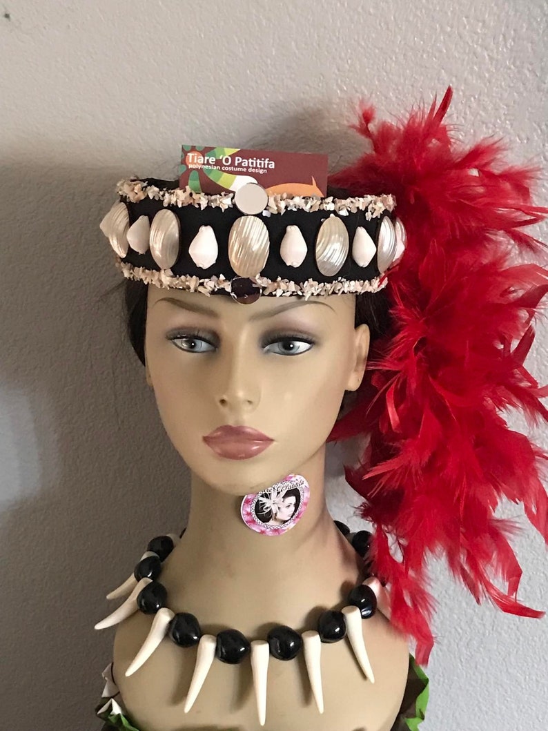 Samoan Pale Fuiono or Samoan Headpiece. Luau Party, Wedding, Polynesian ...