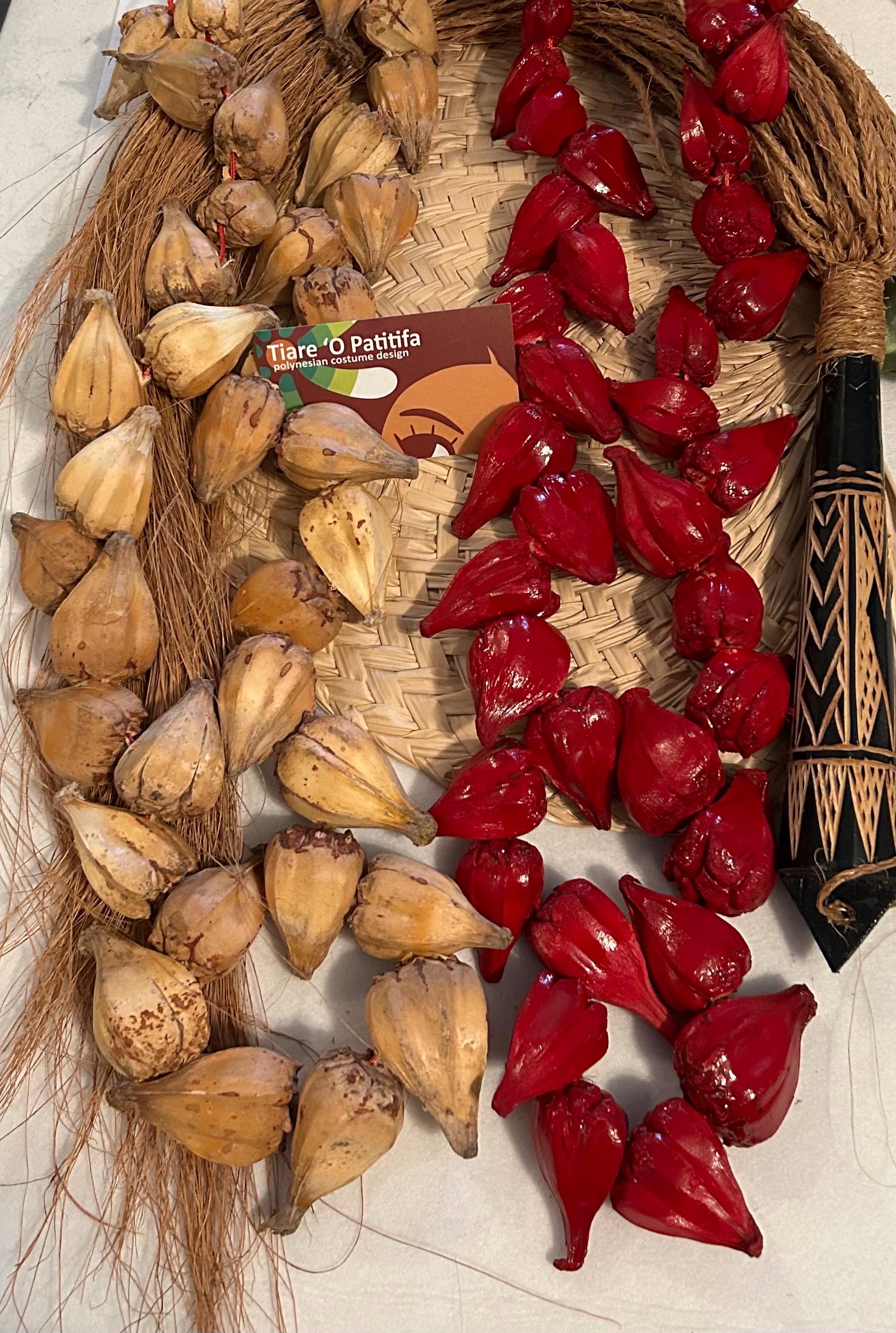 Samoan Ula Fala Polynesian Necklace | Tongan Kahoa Fa | Samoan Lei for ...