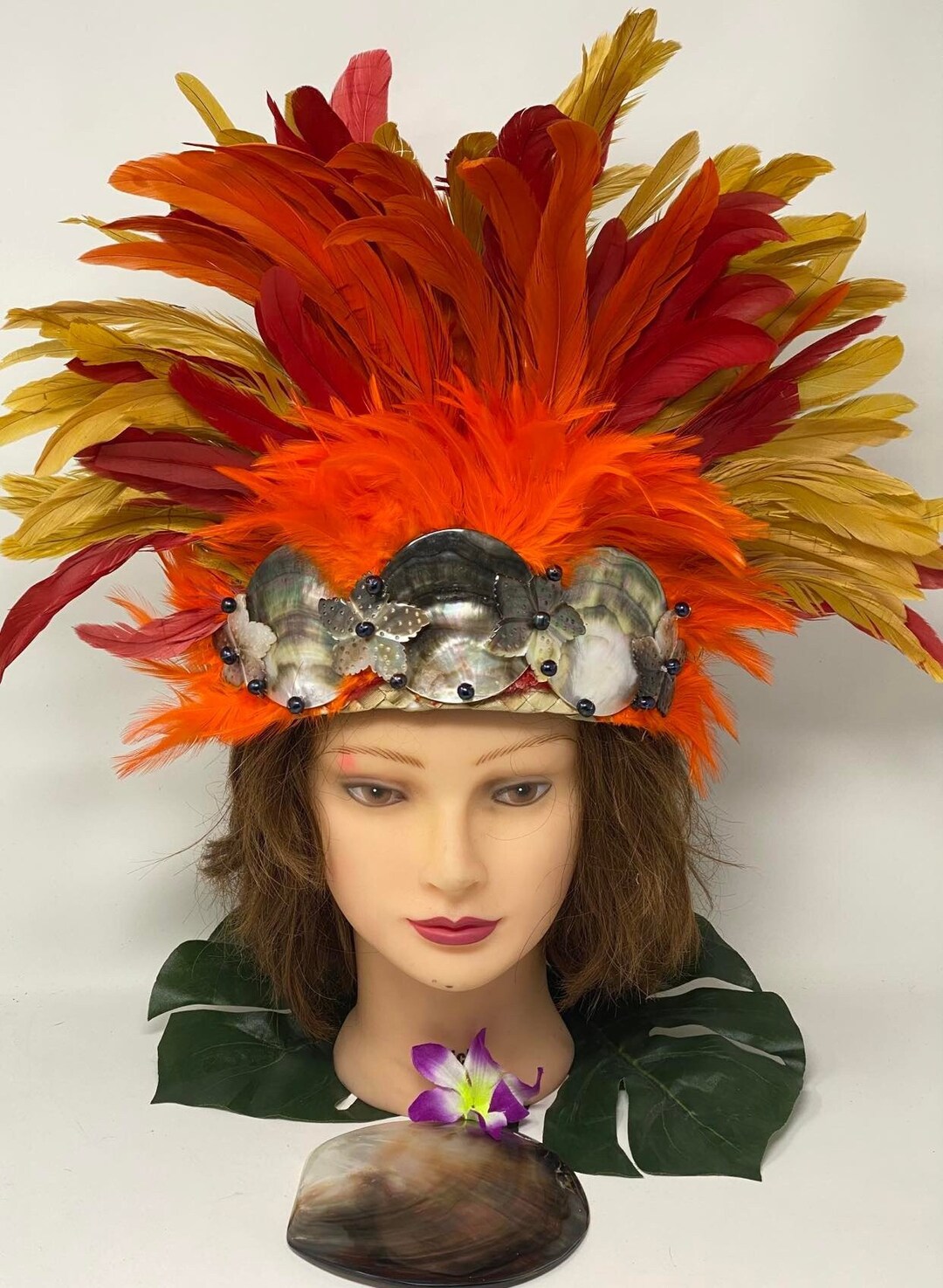 Cook Islands/rarotongan & Tahitian Costume Headpiece. Perfect All Ages ...