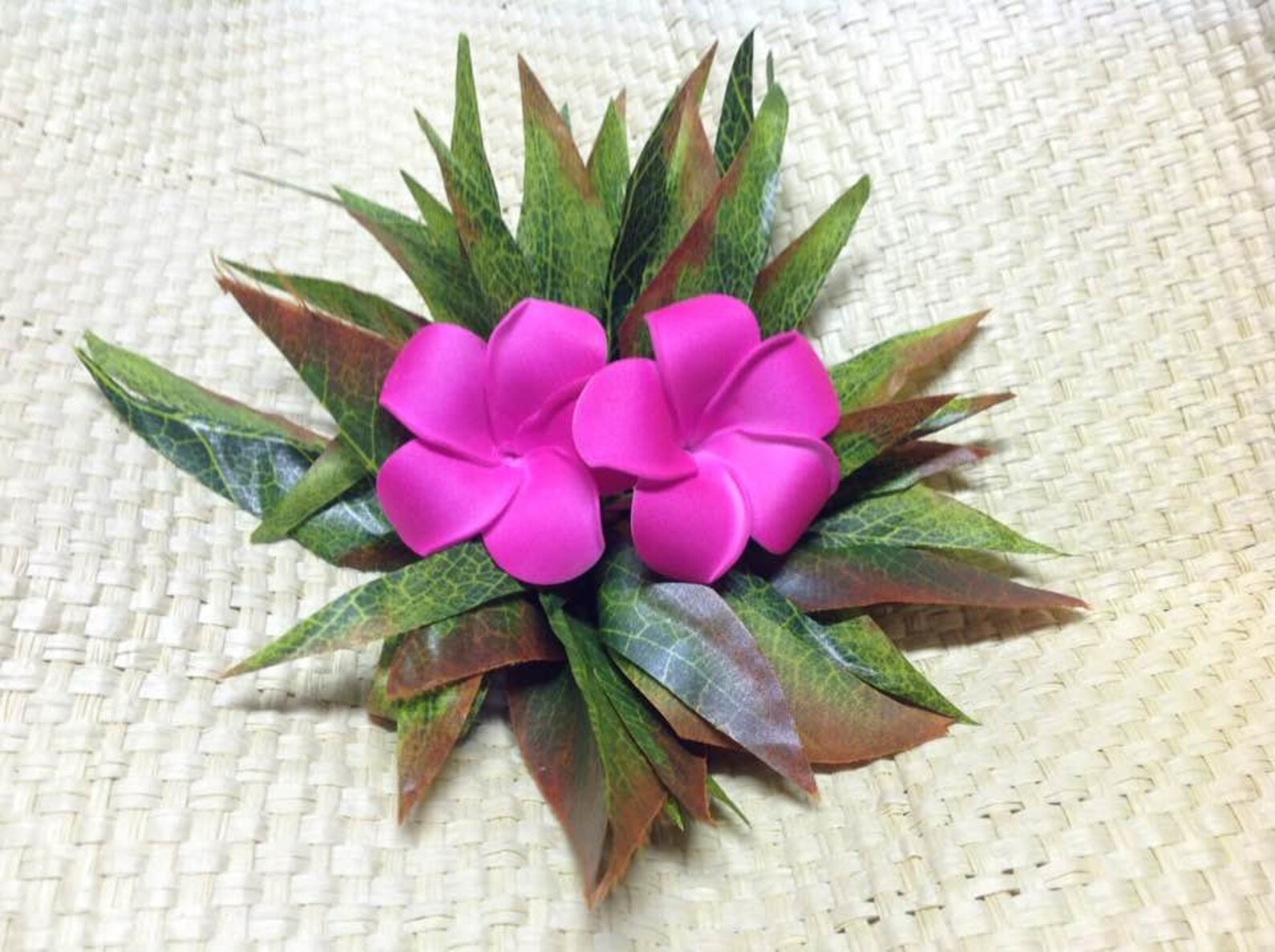 Hawaiian Silk Flower Clip.. Tropical Hair Style Comb or Clip - Etsy