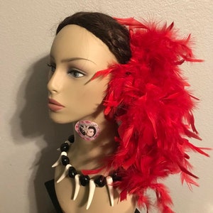 Samoan Princess Feather Headpiece. Sei-fulumoa. Luau Party, Wedding ...