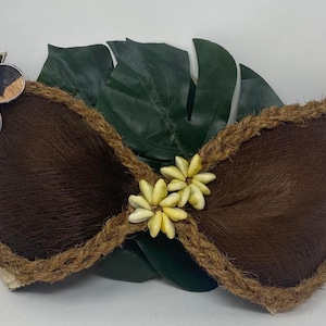Authentic Coconut Bark, Tapa Cloth and Braided Coconut Husk Fibers Bra ...