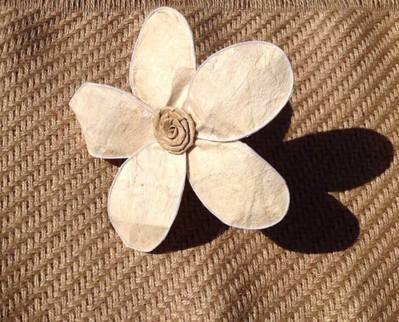Authentic Plain Tapa Cloth Flower or Sei. Handmade Polynesian - Etsy