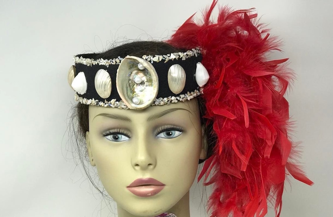 Samoan Pale Fuiono or Samoan Headpiece. Luau Party Wedding - Etsy