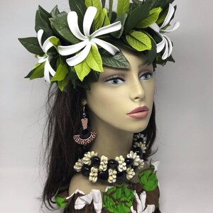 Tiare 'O Patitifa Tropical Tiare Maile Headpiece. Our Very Own Tiare ...